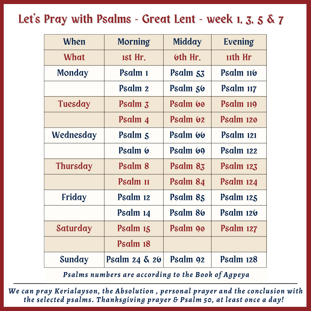 Great Lent Resources | St. John Coptic Orthodox Church (Covina, CA)